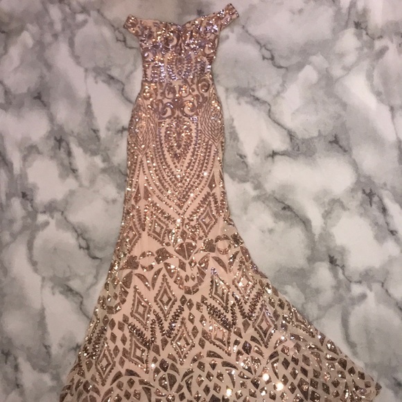 Dresses | Rose Gold Prom Dress Worn 1x | Poshmark